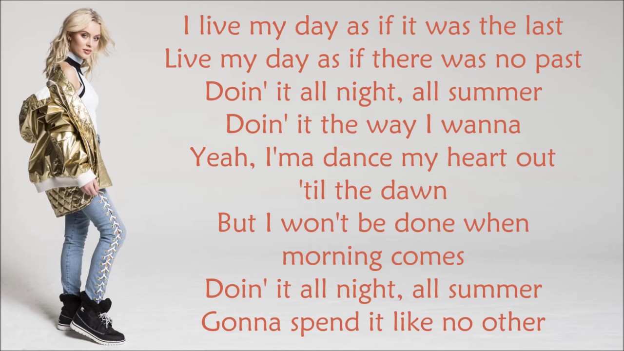 Zara Larsson Lush Life Lyrics Youtube