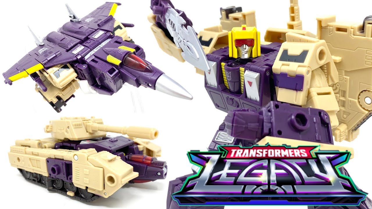 Transformers Legacy Leader Class Blitzwing Review Youtube