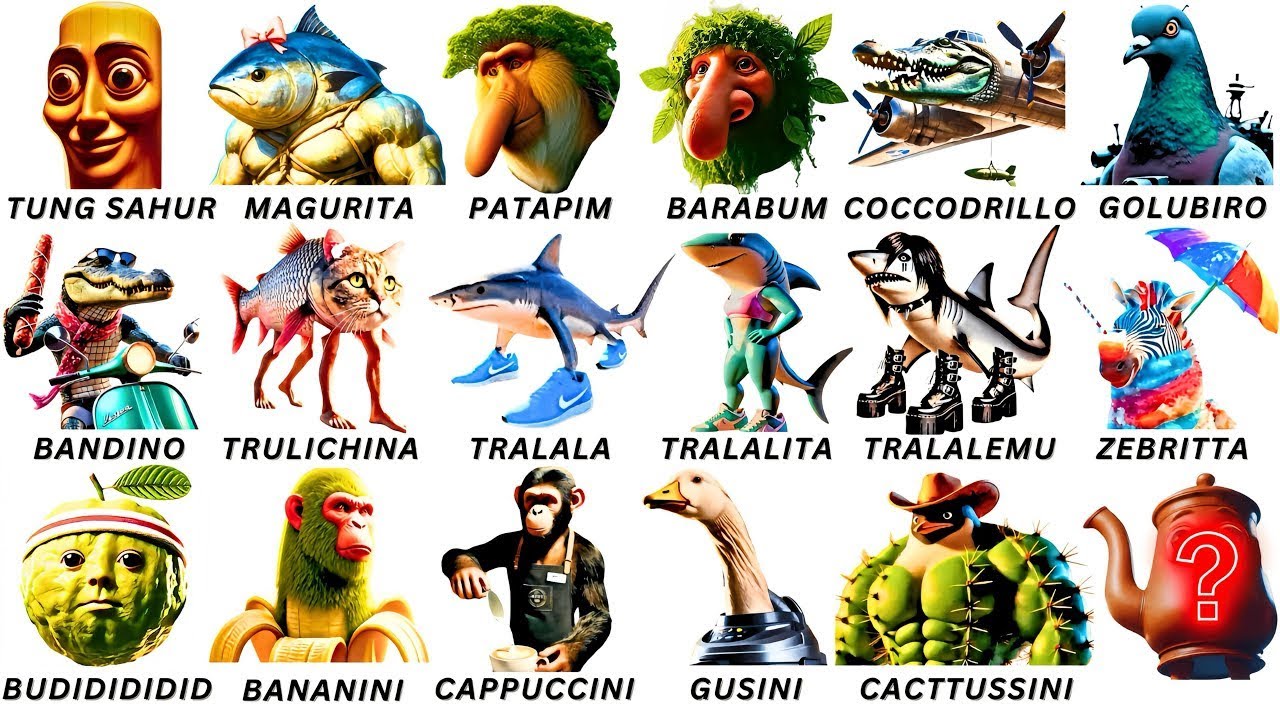 Every Italian Brainrot Animals In 7 Minutes Youtube