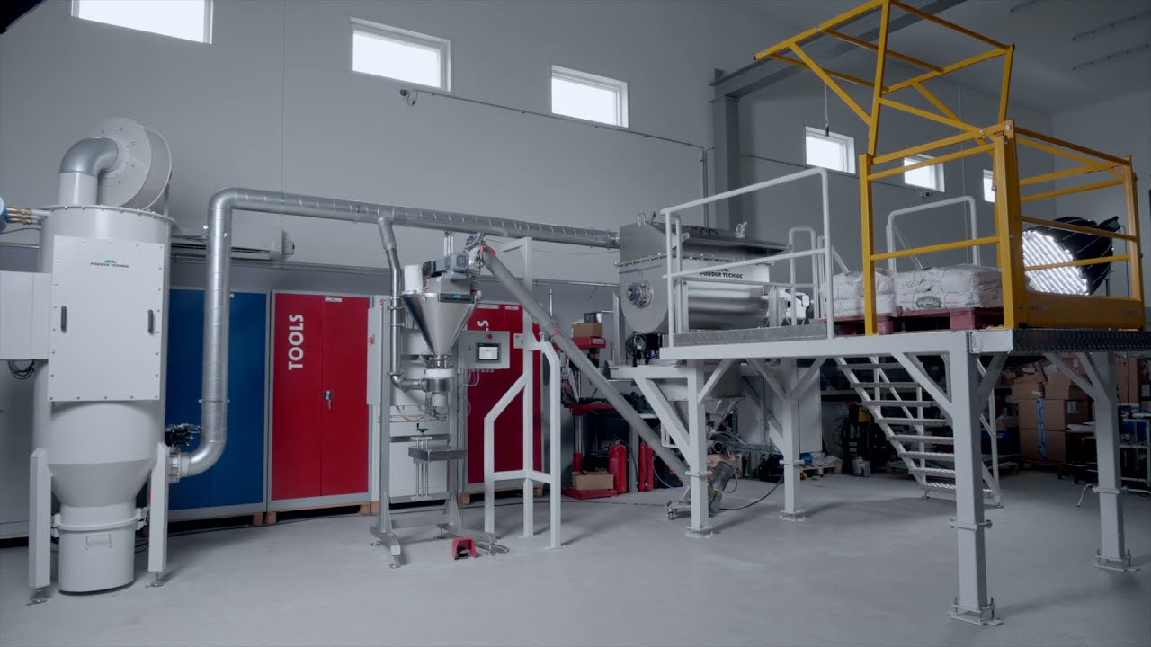 Powder Technic S Mixinig And Bagging Line Youtube