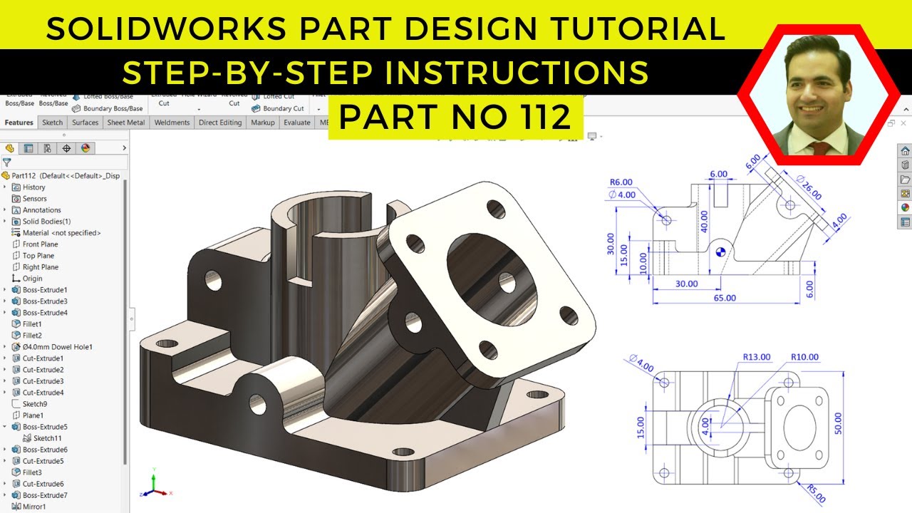 Solidworks Part Design Tutorial Step By Step Guide To Creating A Part