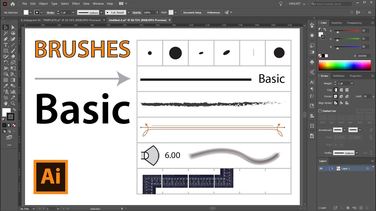 How To Create Art Brush In Illustrator At Joel Donovan Blog