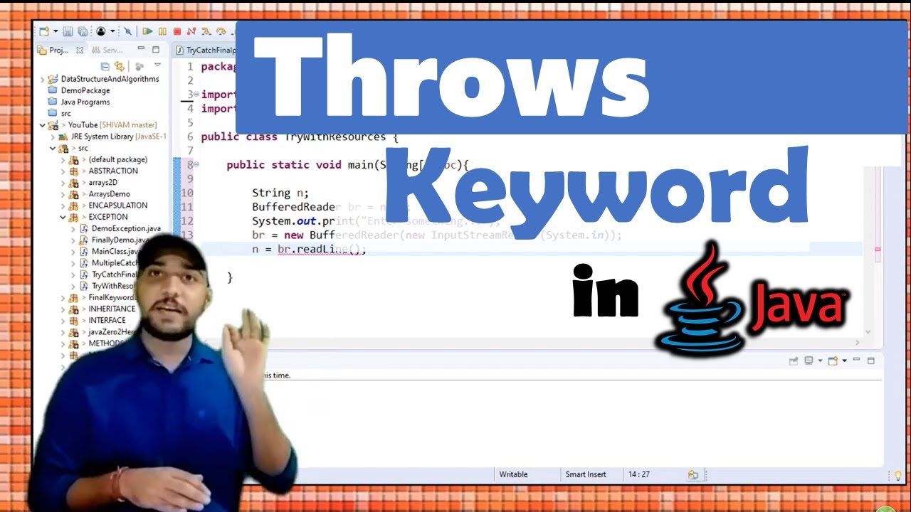 Throws Vs Throws Keyword Used In Exception Handling In Java Youtube