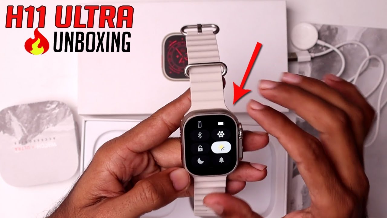 H11 Ultra Smartwatch Unboxing Youtube