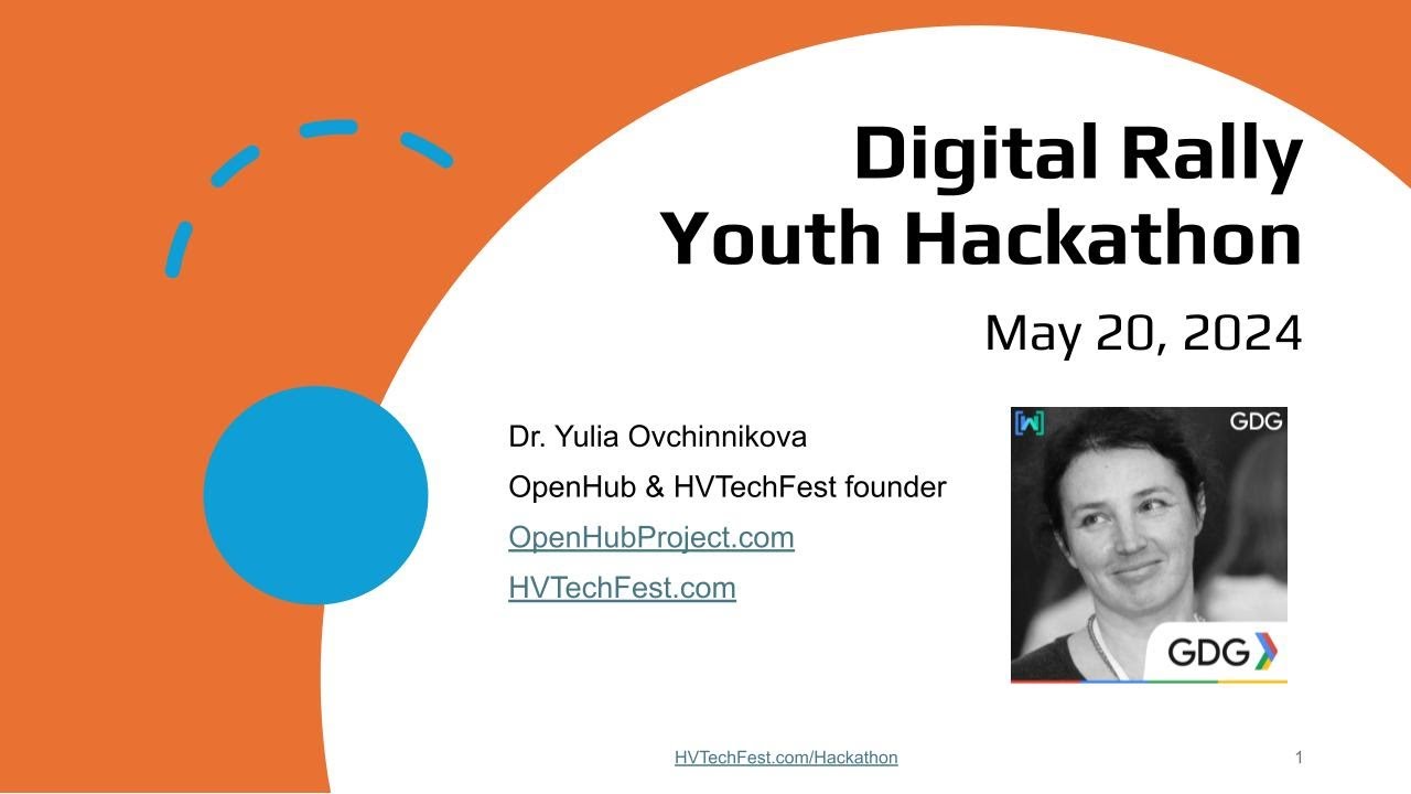 Digital Rally Youth Hackathon Part 3 Awards Youtube