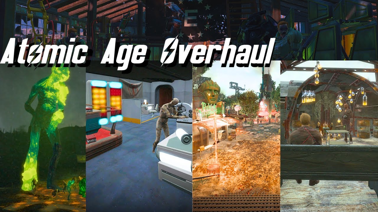 Fallout 4 Mod Showcase Atomic Age Overhaul Youtube
