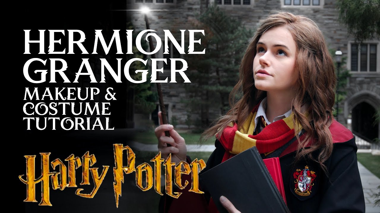Hermione Granger Makeup Costume Tutorial Harry Potter Cosplay Youtube