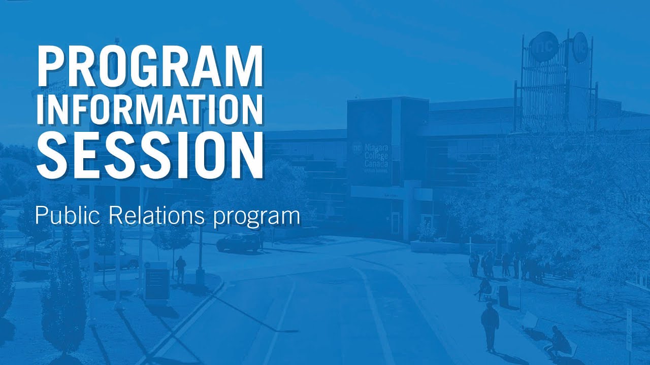 Program Information Session Public Relations Program Youtube