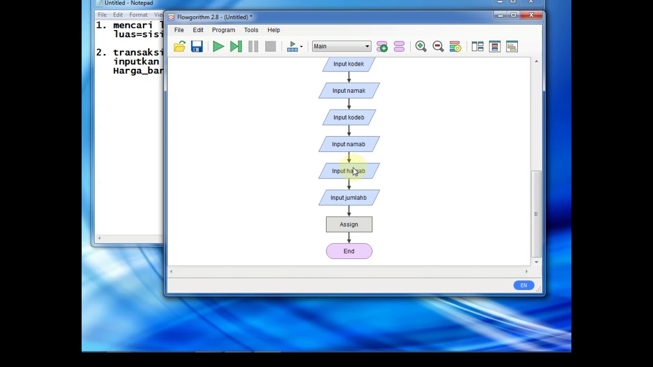 Tutorial Flowgorithm Youtube