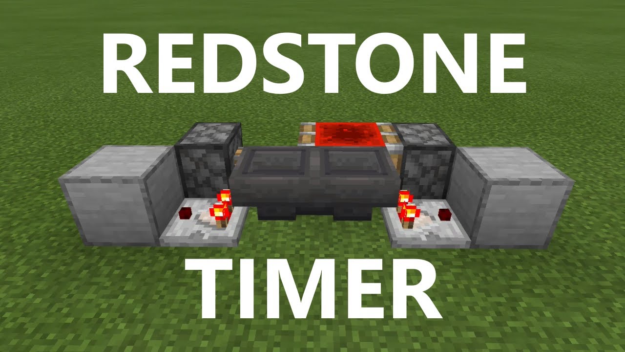 Minecraft Redstone Timer Tutorial Youtube