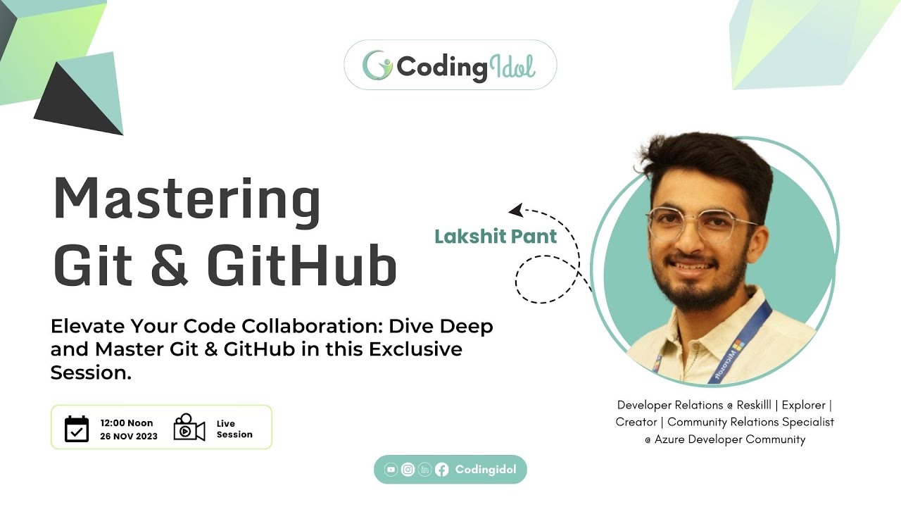 Mastering Git Github Youtube