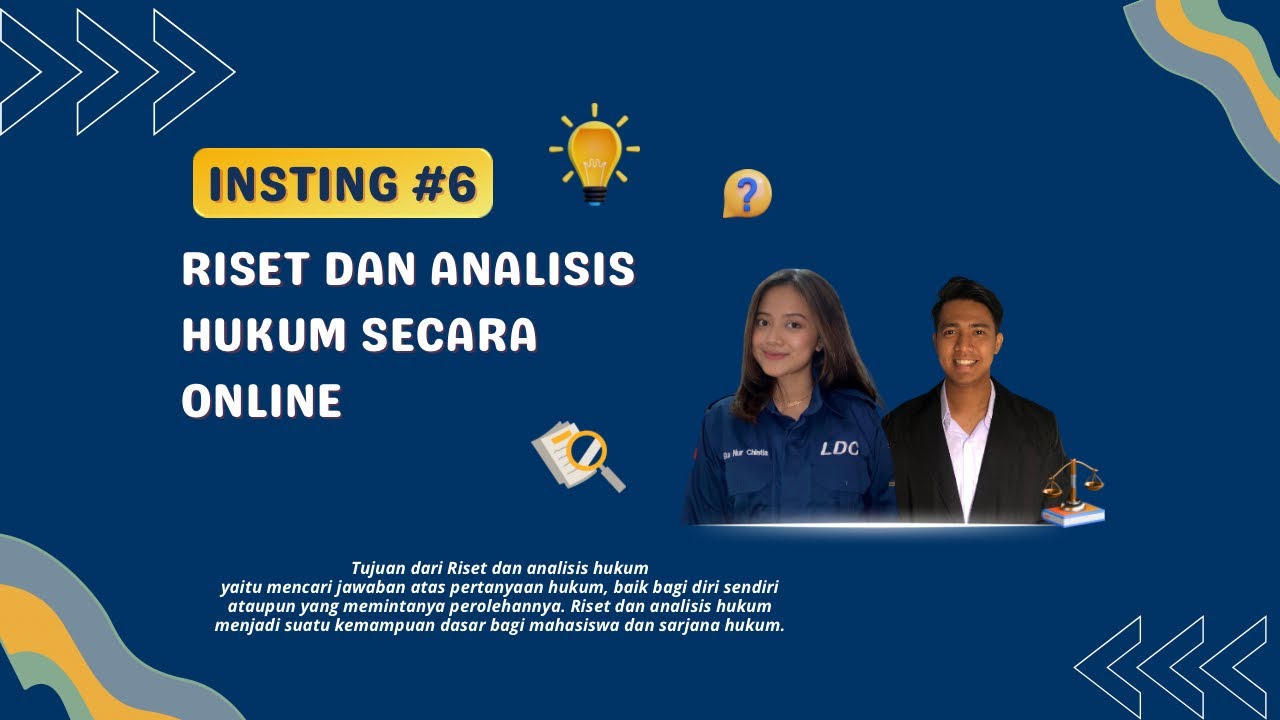 Insting 6 Riset Dan Analisis Hukum Secara Online Youtube
