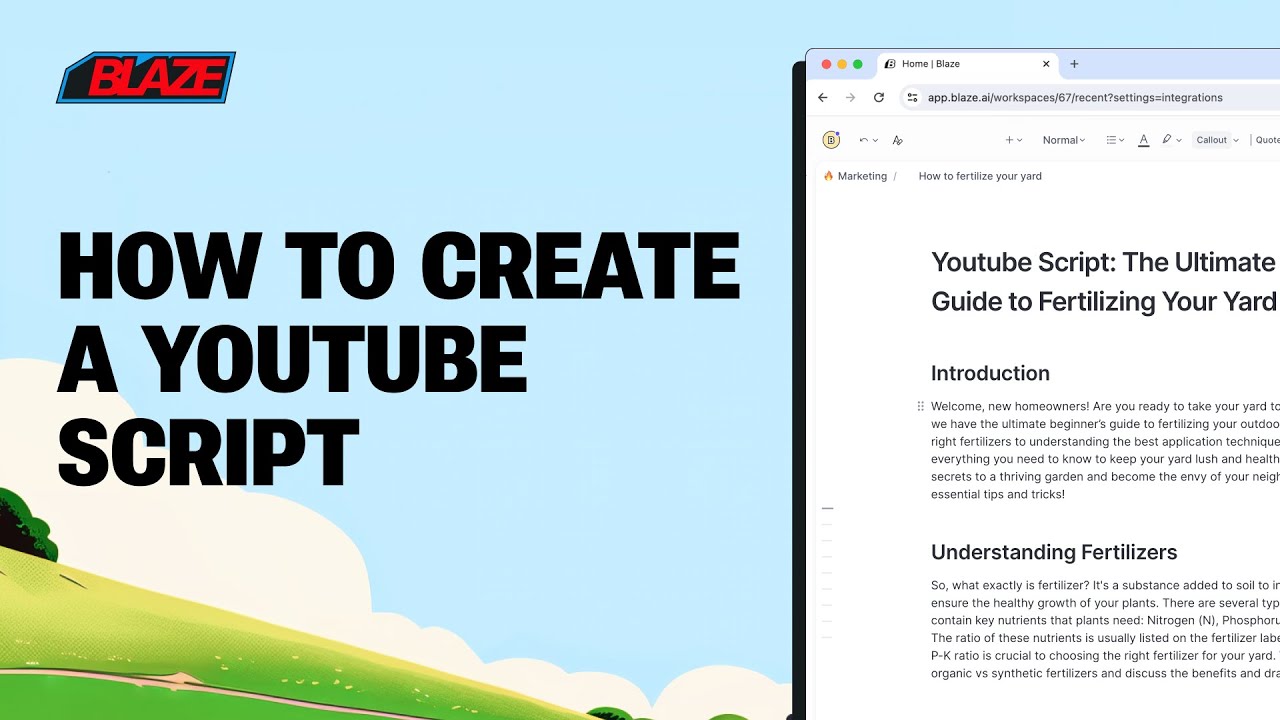 How To Create A Script Youtube
