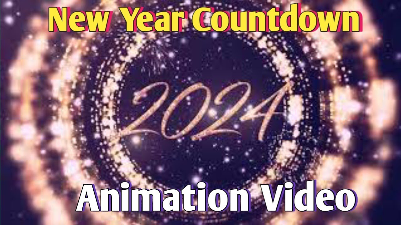 Countdown Of 2024 New Year 2024 Happy New Year Animation Graphics