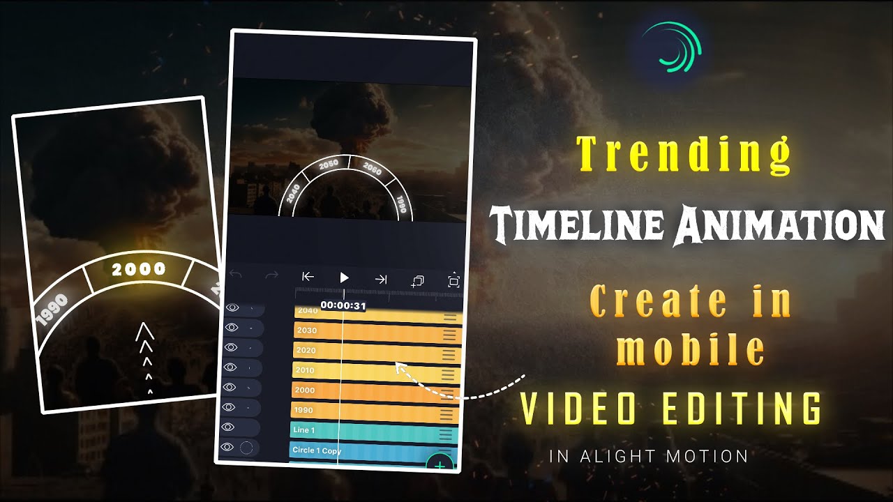 Circular Timeline Animation In Alight Motion How To Create Timeline