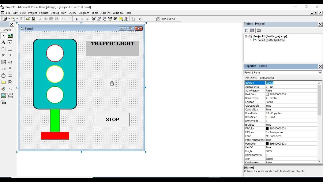 Traffic Light In Vb 6 0 Youtube