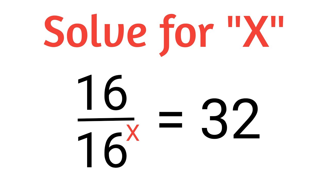 A Nice Olympiad Exponential Problem Youtube