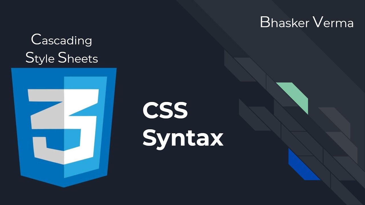 Css Tutorial For Beginners In Hindi 3 Css Syntax Youtube