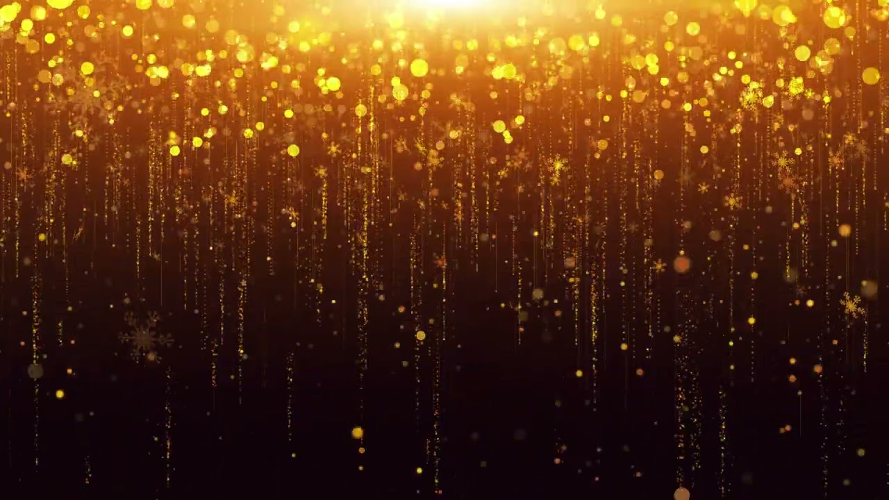 Golden Glitter Background