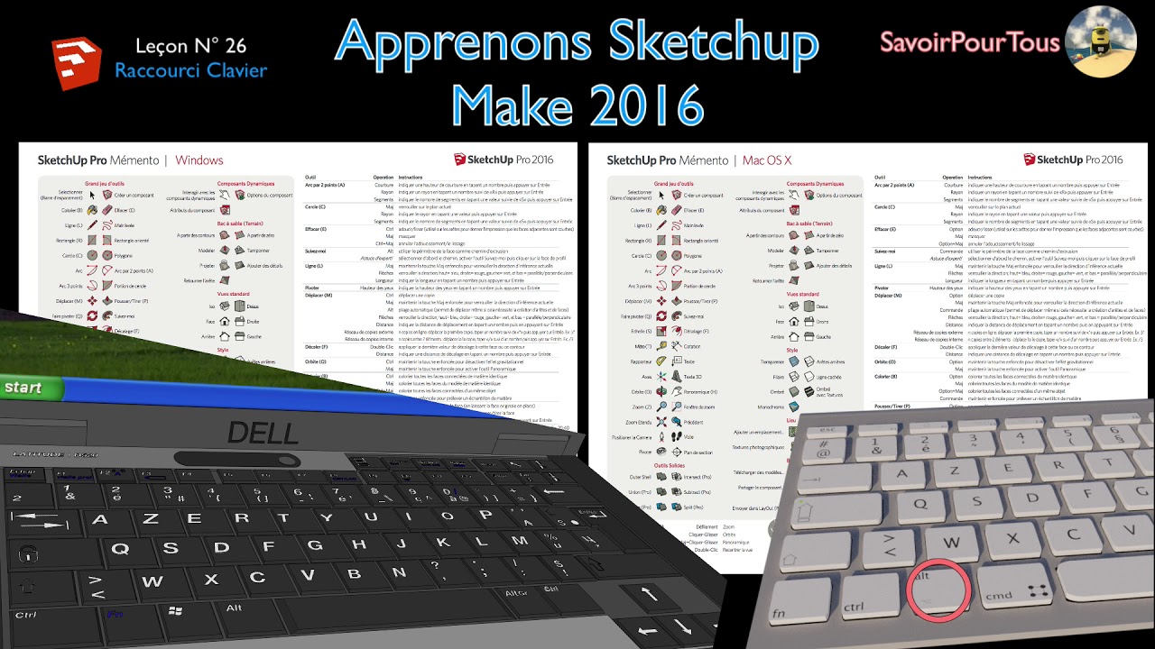26 Raccourcis Clavier Ou Keyboard Shortcuts Sketchup Apprendre - NBKomputer 26 Raccourcis Clavier Ou Keyboard Shortcuts Sketchup Apprendre - NBKomputer