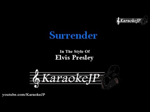 Surrender Karaoke Elvis Presley Youtube
