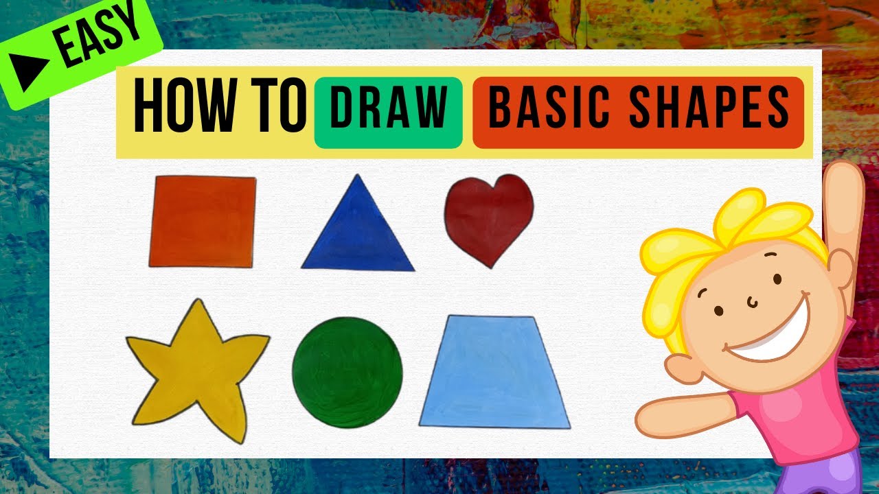 How To Draw Basic Shapes Basic Shapes Drawing For Beginners