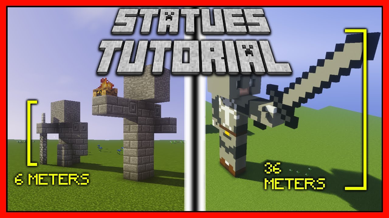 Minecraft Statue Tutorials ёяшб Youtube