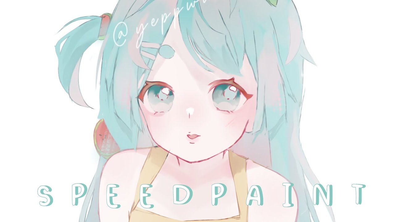 Watermelon Girls Ibispaint X Speedpaint Youtube