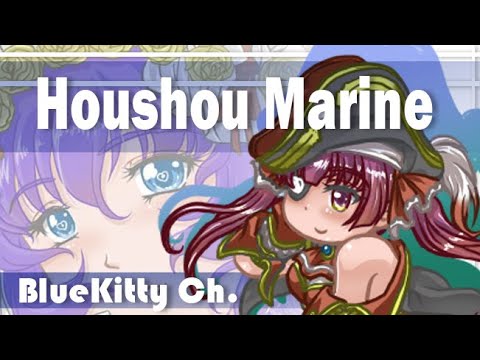 Houshou Marine Hololive Chibi Fan Art Speed Drawing Youtube
