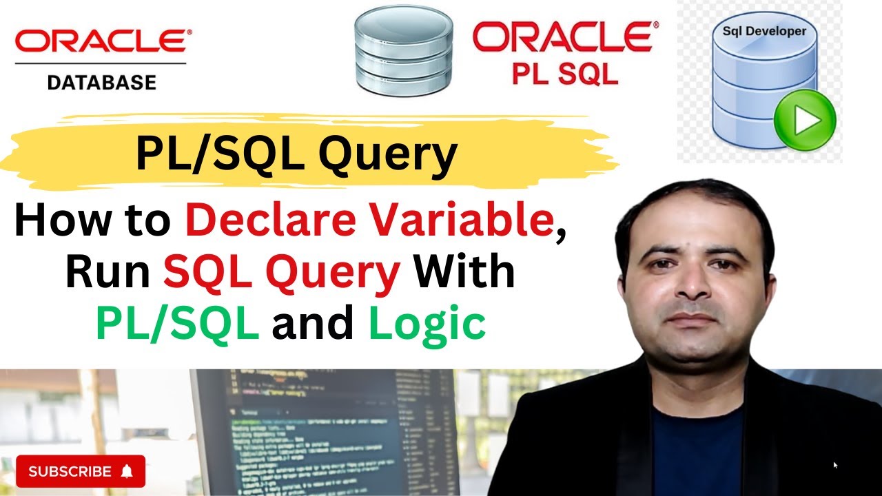 Oracle Pl Sql Tutorial Declare Variables Run Display Sql Query