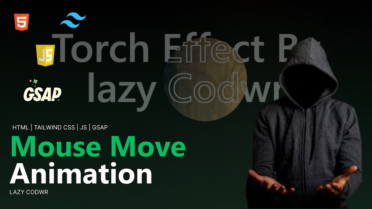 рџћё Create Stunning Mouse Move Animations With Html Tailwind Css Gsap
