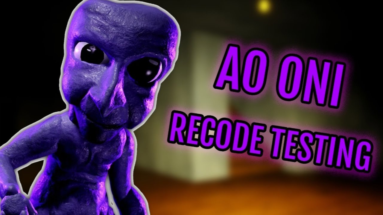 Ao Oni Rework Survivor Classes Pillar Chase 2 Recode Youtube