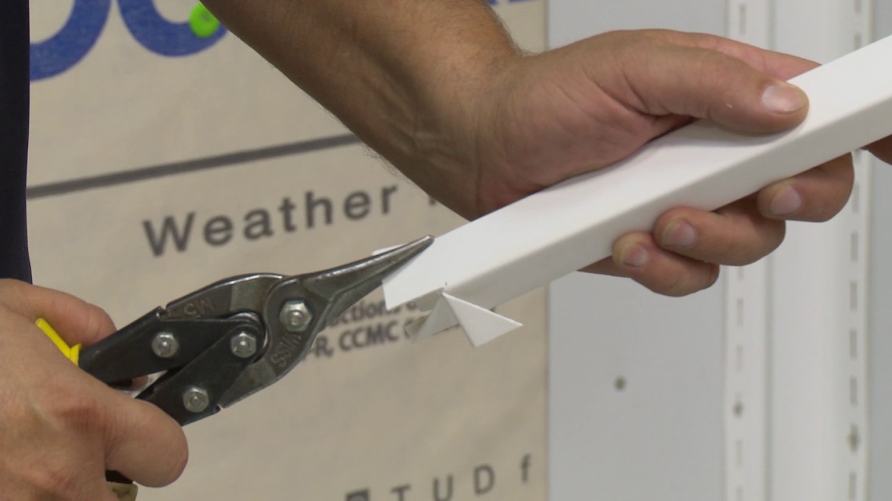 Installing J Channel For Certainteed Vinyl Siding Youtube