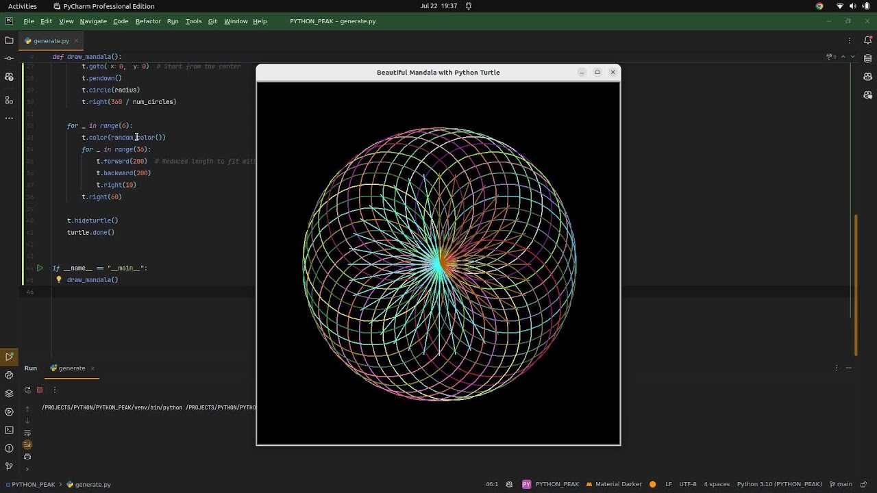 How To Draw A Mandala With Python How To Draw A Beautiful Mandala With