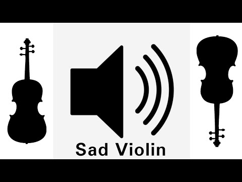 Sad Violin Sound Effect Youtube