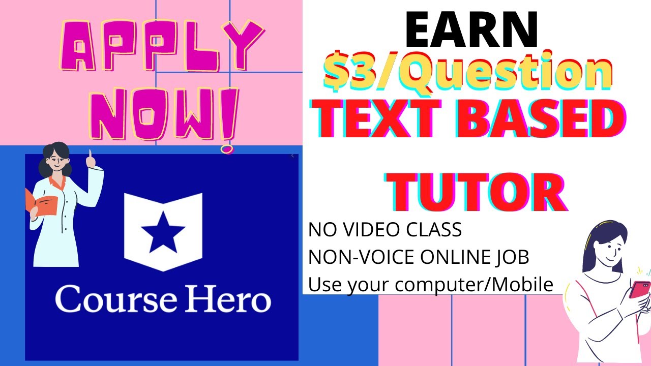 Course Hero Application Text Based Tutor Youtube