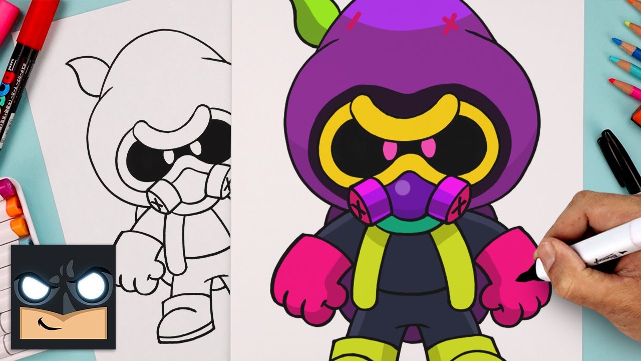 How To Draw Cordelius тнр Brawl Stars Youtube