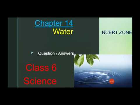 Chapter 14 Water Solution Class 6 Science Ncert Zone Youtube