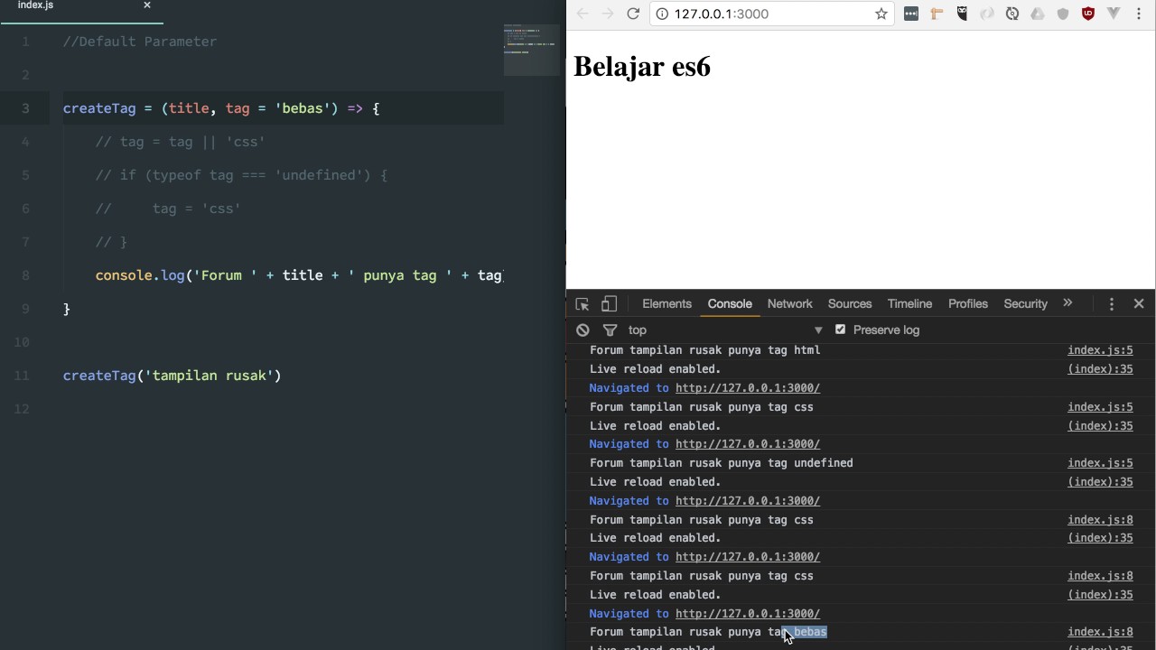 3 Default Parameter Youtube