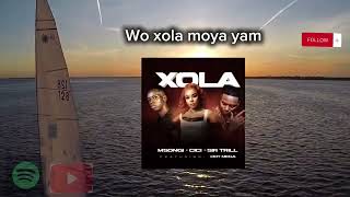 Sir Trill X Msongi X Cici Feat Dotmega Xola Lyrics Amapiano Viral ...