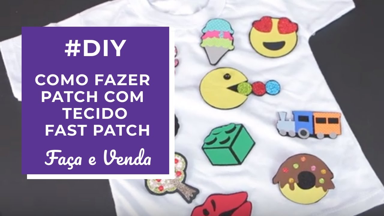 Diy Como Fazer Patch Com Tecido Fast Patch Youtube