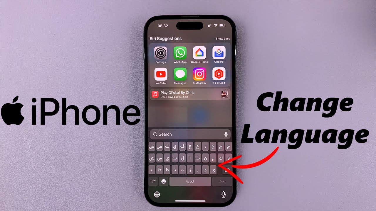 How To Change Switch Language On Iphone Keyboard Youtube