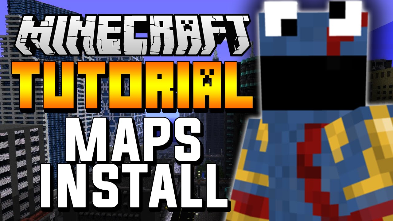 Minecraft Tutorial Maps Installeren Youtube