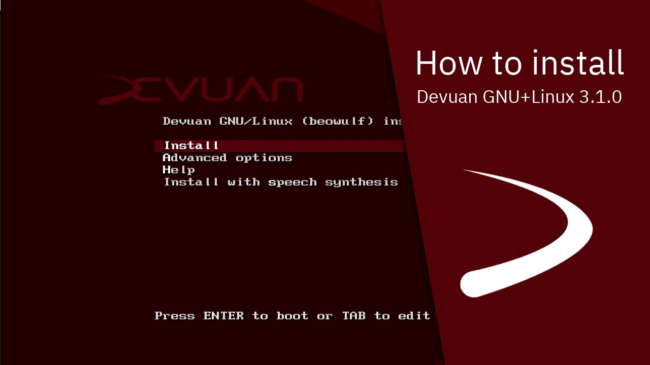 How To Install Devuan Gnu Linux 3 1 0 Youtube
