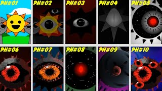 Sprunki Incredibox All Mr Sun In Period 1 To 20 Sprunki Pixel Sprunki ...