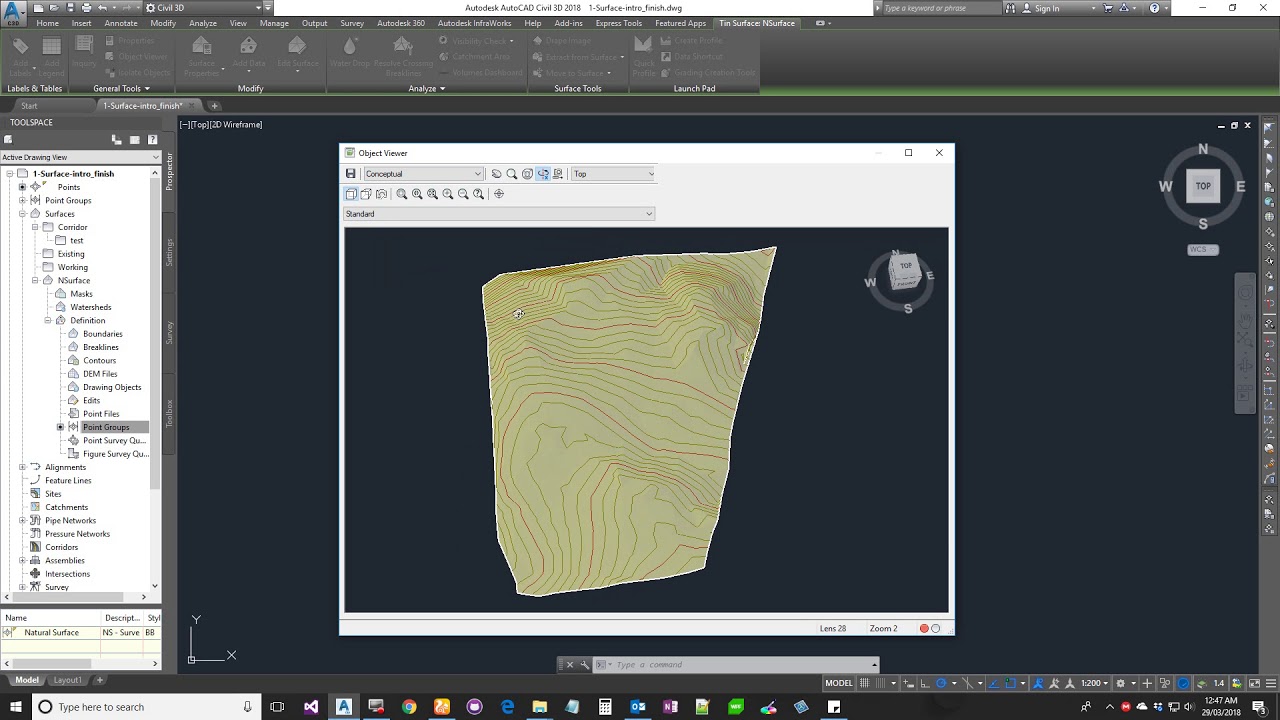 Civil3d Objectviewer Youtube