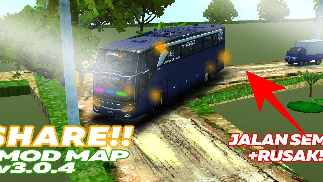 Share Mod Map Jalan Rusak Sempit Terbaru V4 0 3 Youtube