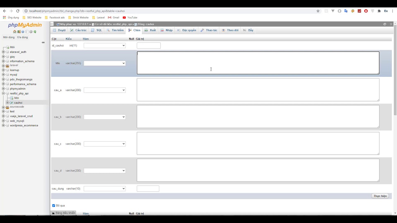 Bài 2 Read Api Restful Api Php Youtube