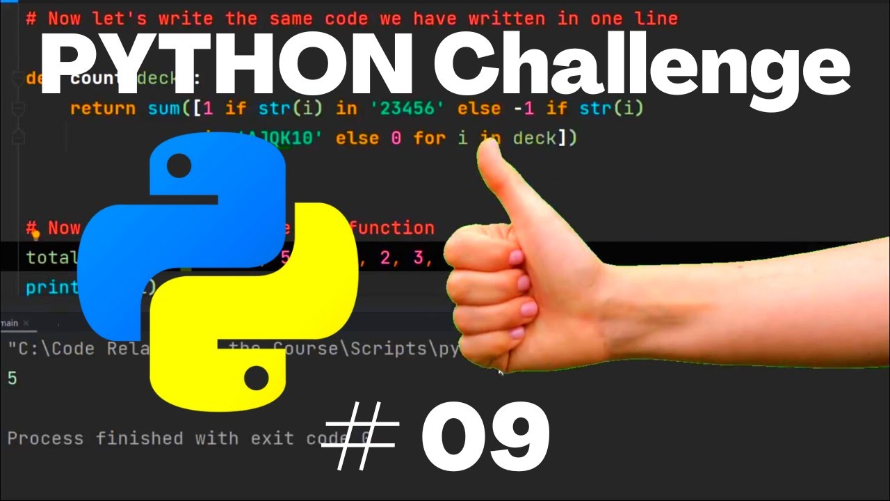 Python Challenge No 09 Youtube