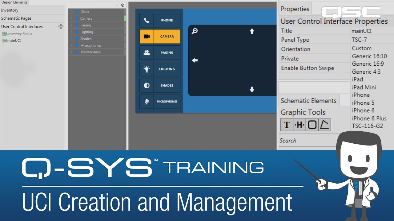 Q Sys Level One Training Uci Creation And Management En Youtube